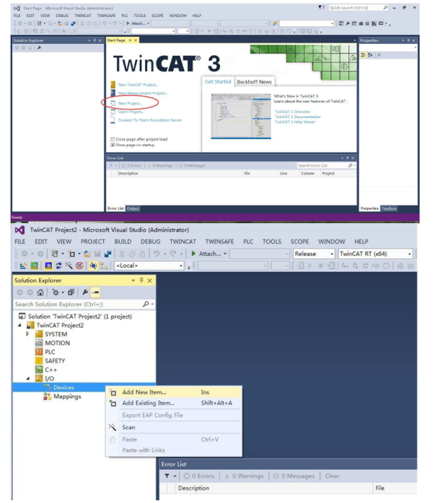 EtherCAT转Modbus总线协议转换网关模块连接TwinCAT3的配置方法_捷米（北京）科技有限公司